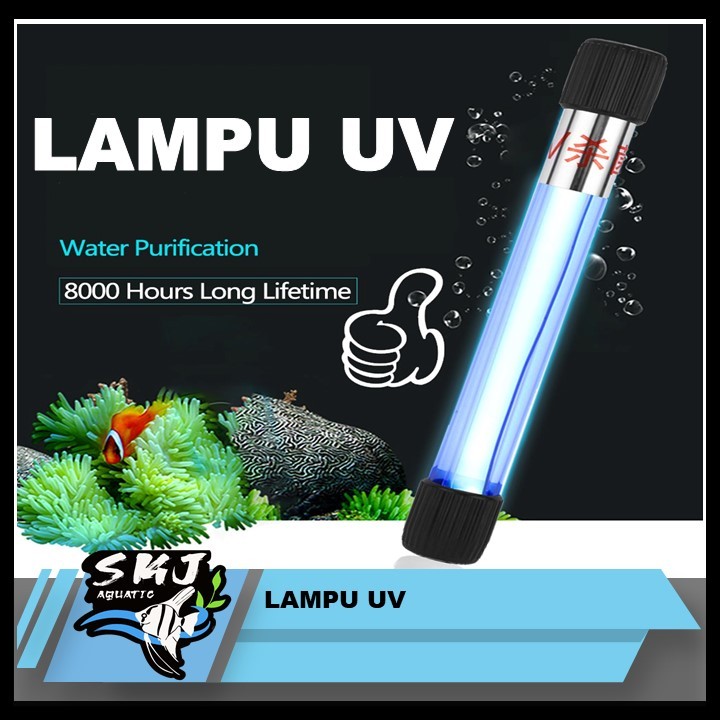 Jual Lampu Uv Ultraviolet Aquarium 5 7 9 11 13 15 20 Watt Aquascape | Shopee Indonesia