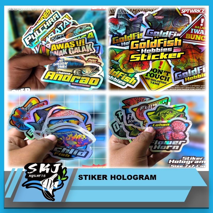 Jual STIKER IKAN HIAS PREDATOR CHANNA SERIES HOLOGRAM | Shopee Indonesia