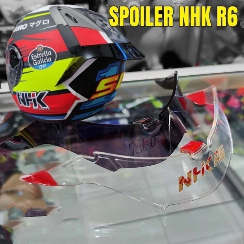 Jual SPOILER HELM NHK R6 ALL SERIES | Shopee Indonesia