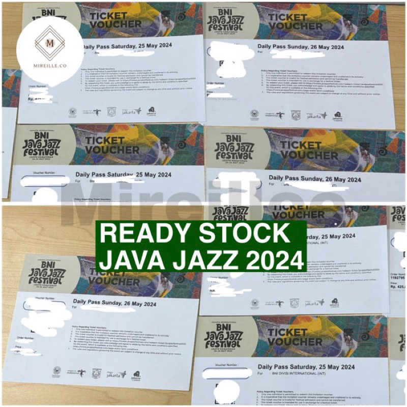 Jual Java Jazz 2024 Day 1, Day 2 & day 3 | Tiket Voucher Konser Java ...