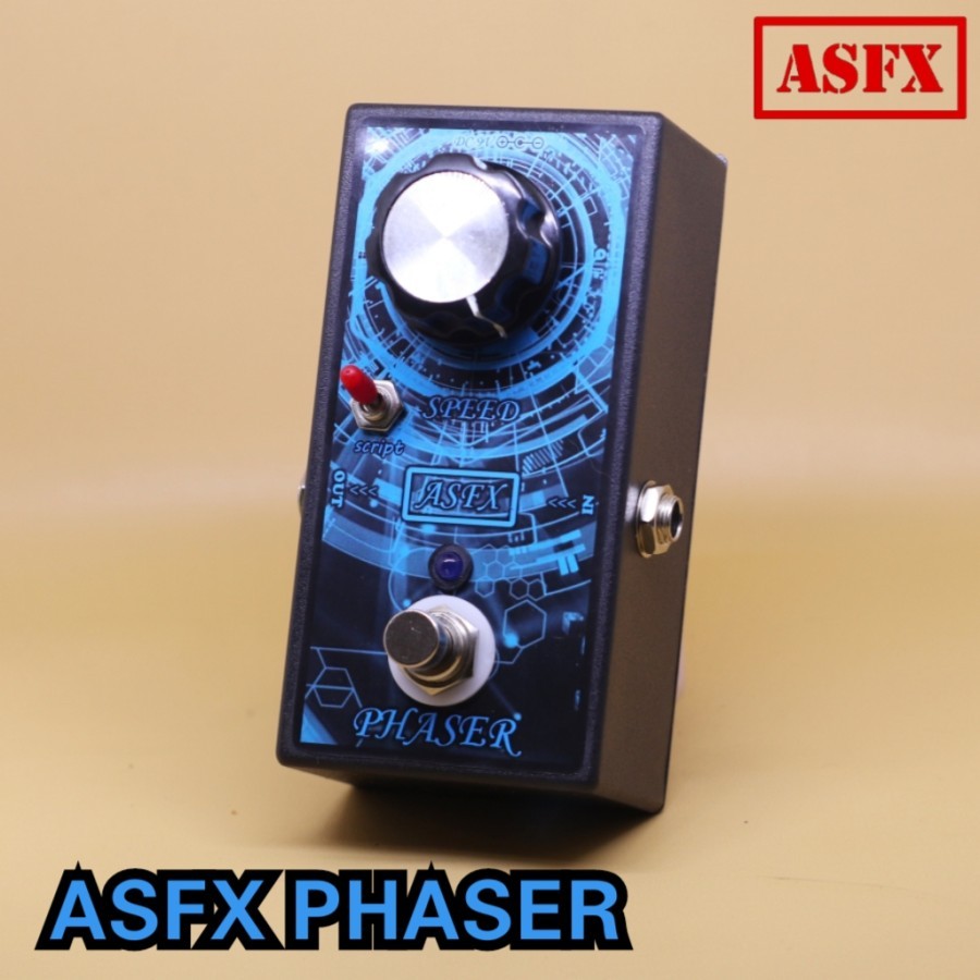 Jual ASFX PHASER efek modulation phaser 2 mode script dan standar guitar effects pedal gitar dan ...