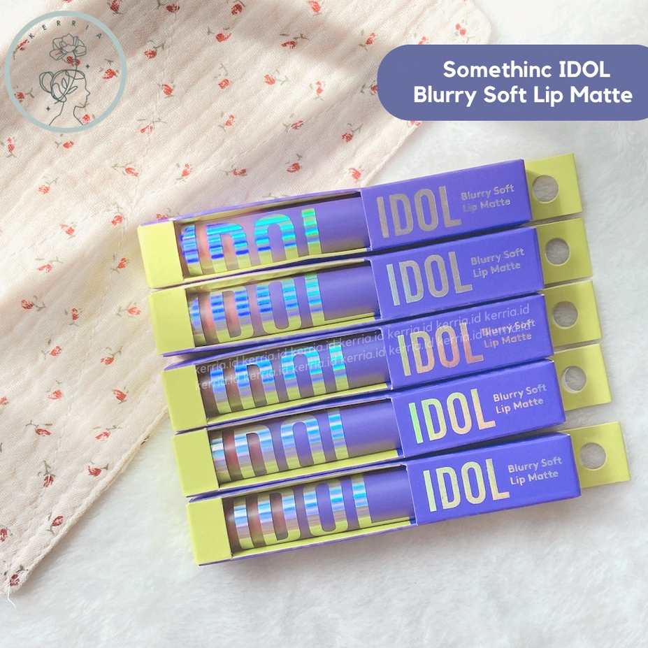 Jual (KERRIA ID) SOMETHINC Idol Blurry Soft Lip Matte - Lip Cream Matte | Shopee Indonesia