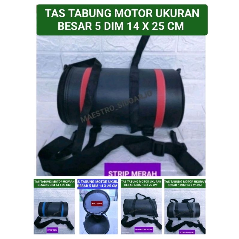 Jual TAS TABUNG MOTOR PENYIMPAN JAS HUJAN MOTOR UKURAN BESAR 5 DIM ...