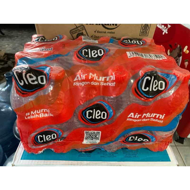 Jual [INSTANT] CLEO BOTOL 550ml 1 DUS ISI 24pcs | Shopee Indonesia