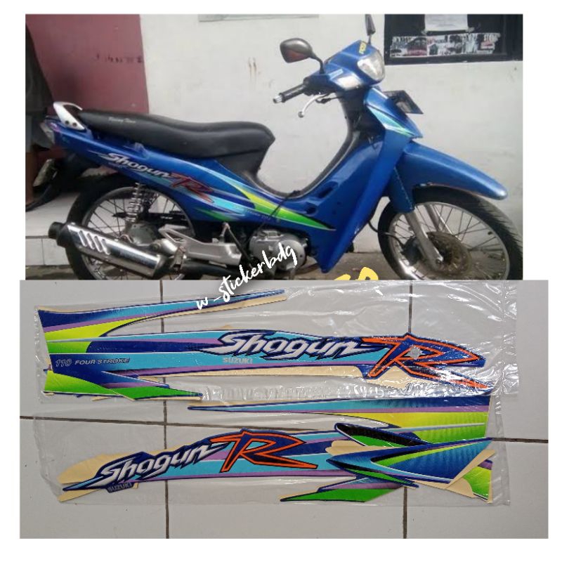 Jual Striping Stiker Lis Suzuki Shogun R 2000 2001 Biru | Shopee Indonesia