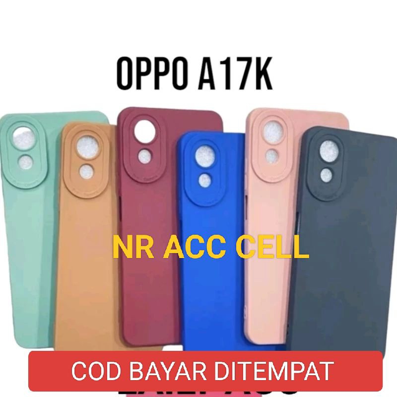 Jual SoftCase Cesing OPPO A17K Case Pro Camera + Pelindung Camera ...
