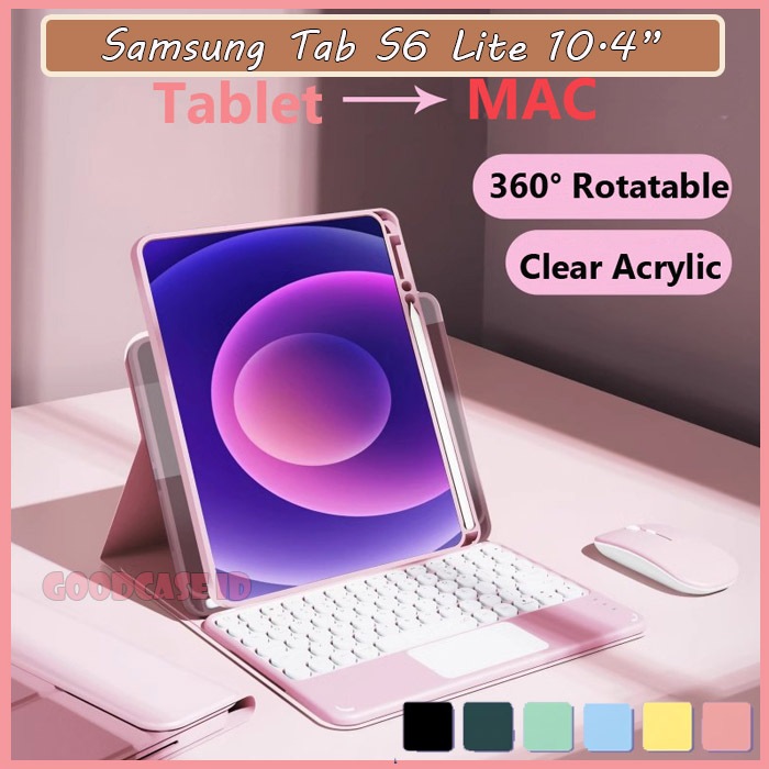 Jual Samsung Tab S6 Lite 10.4 Smart Case Keyboard Bluetooth Touchpad ...