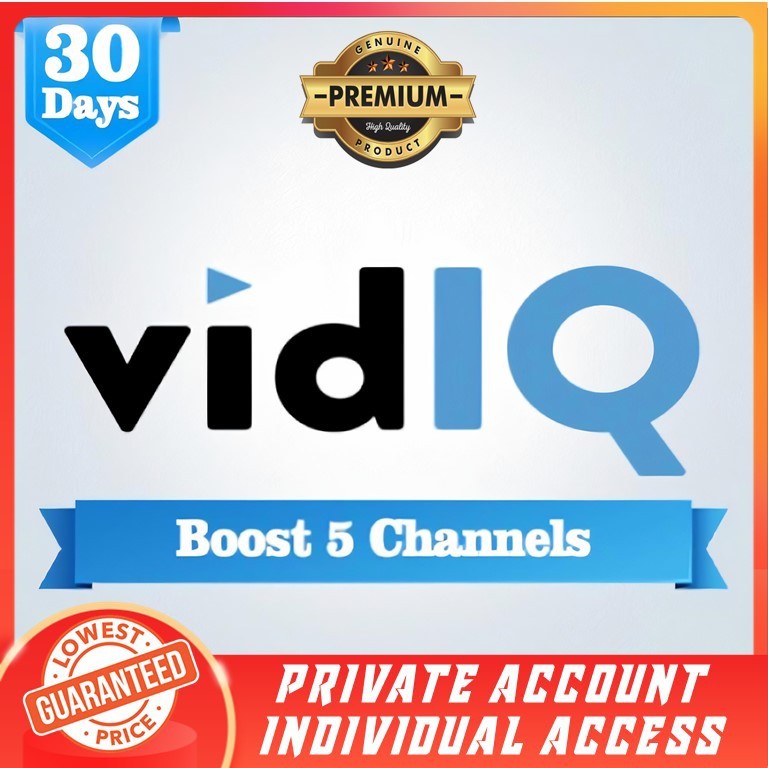 Jual VIDIQ BOOST 1 - 5 CHANNEL YOUTUBE KEYWORD RESEARCH 30 HARI RESMI | Shopee Indonesia