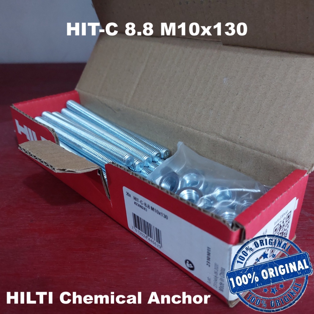 Jual ANGKUR HILTI HIT C M10X130 Grade 8.8 | Shopee Indonesia