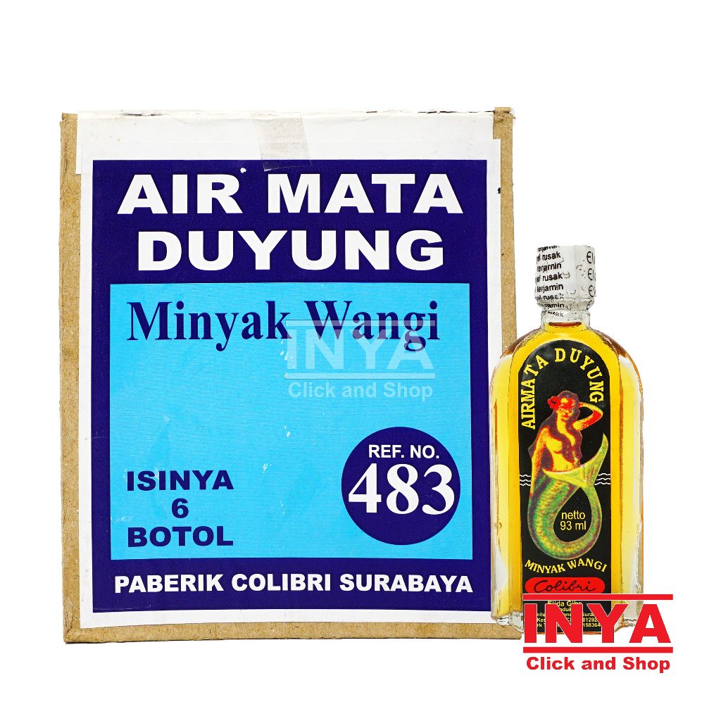 Jual Airmata Duyung Minyak Wangi Colibri 6x93ml BOX - Parfum - Perfume ...