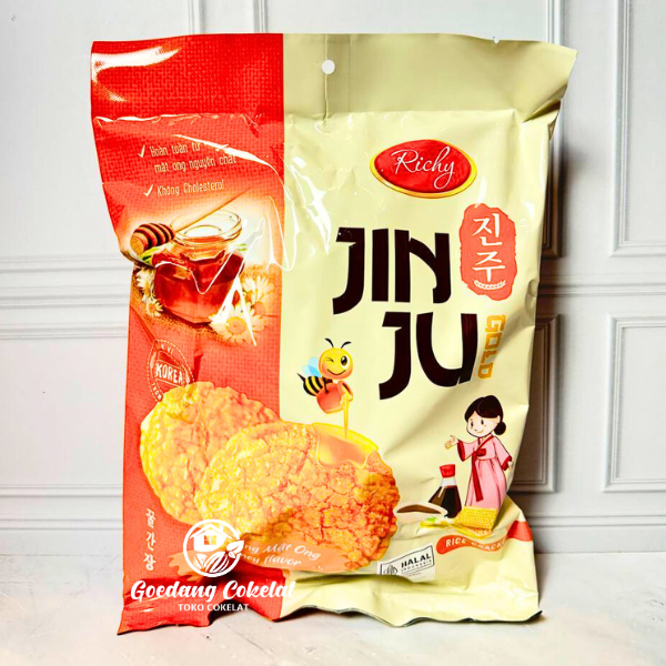 Jual Richy JINJU JIN JU Rice Crackers Krekers Beras Rasa Pink Sea Salt ...