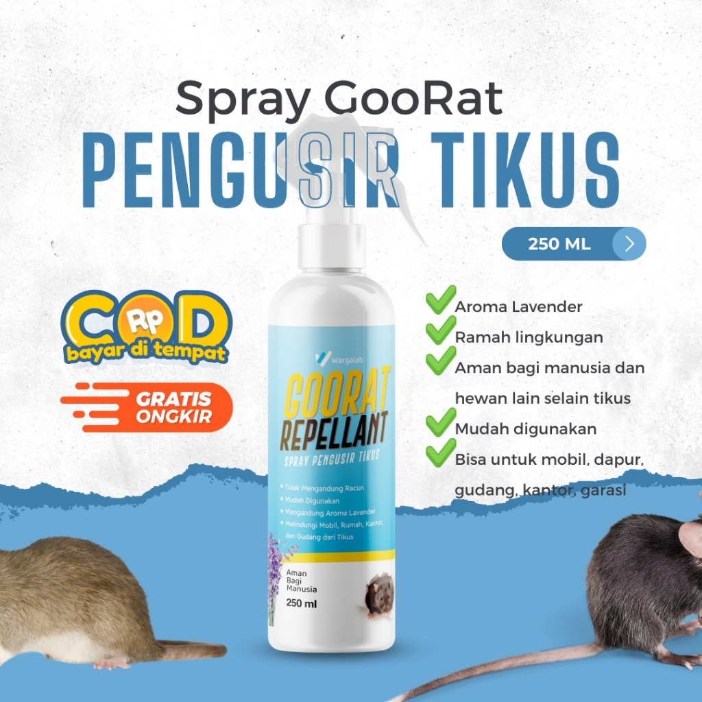 Jual Goorat - Semprotan Pengusir Tikus Spray 250ml | Shopee Indonesia