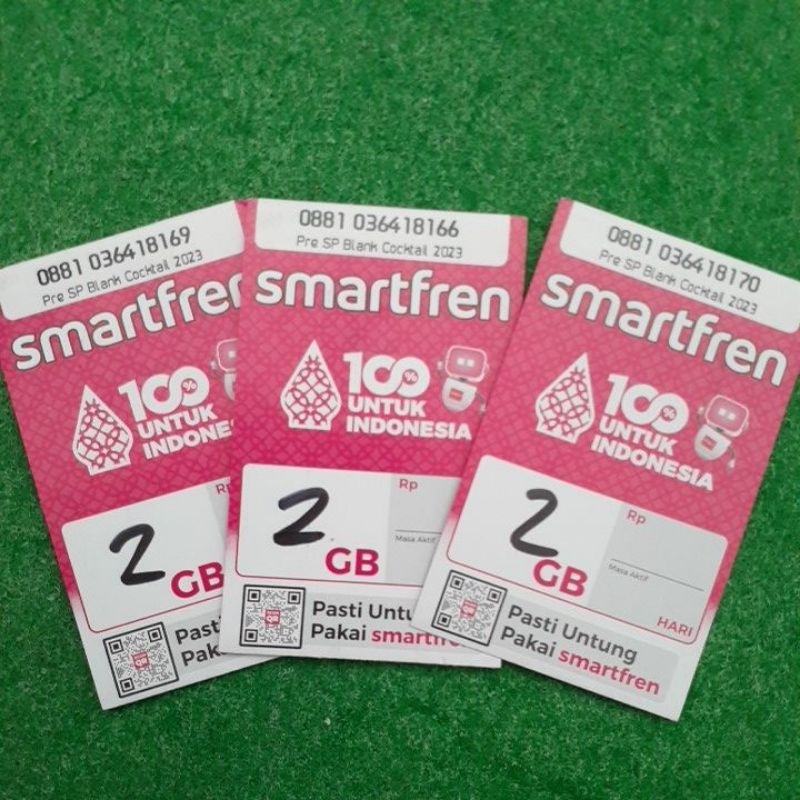 Jual Perdana Smartfren 2 GB 30Hari Kartu Perdana Smartfren Nomor Fresh ...