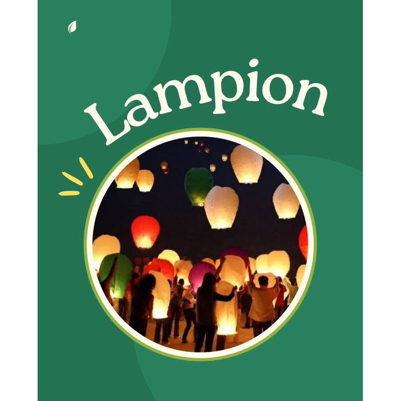 Jual Lampion Terbang / Balon Terbang / Flying Sky Lanterns Lentera ...