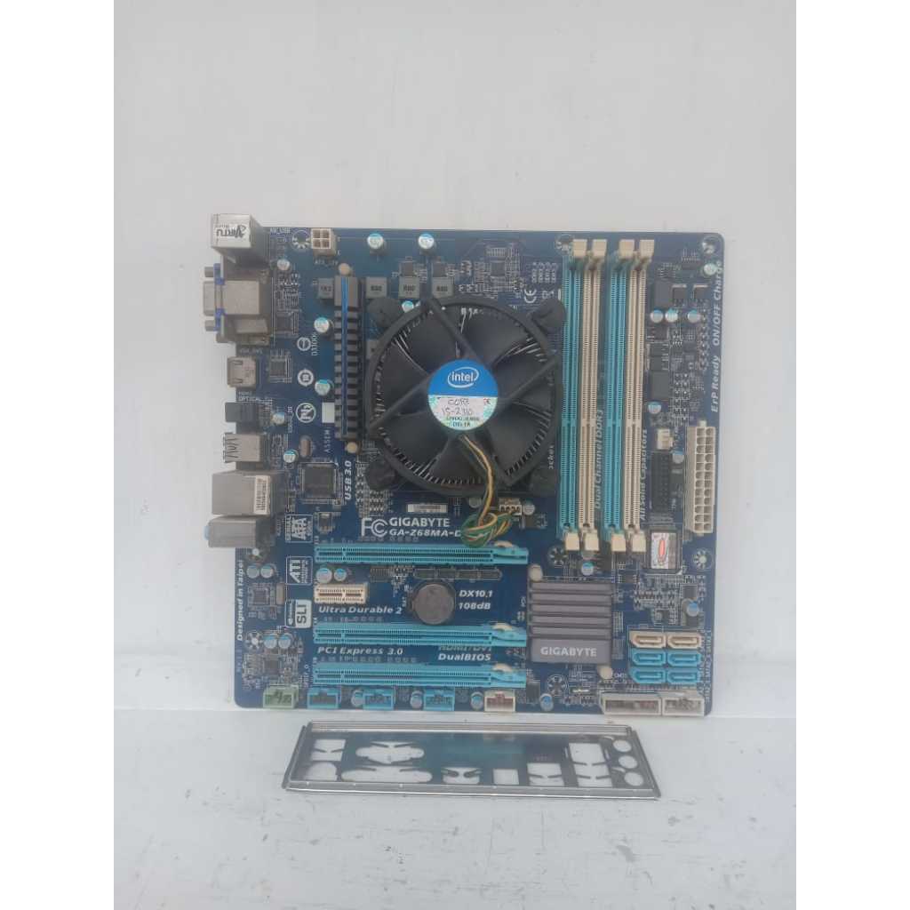Jual Mainboard Gigabyte GA Z68MA D2H B3 Socket 1155 i3 -2100 Ddr 3 ...