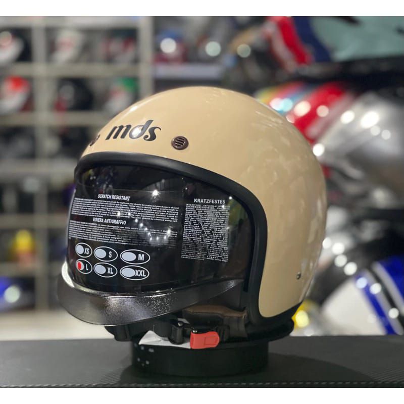 Jual helm mds magnum solid/mds retro/mds bogo model kekinian bisa((COD ...
