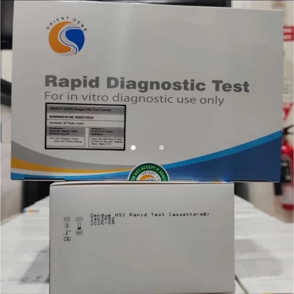 Jual Rapid Test Dengue NS1 isi 25 Test DBD Orient Gene | Shopee Indonesia