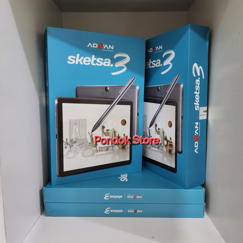Jual Advan Sketsa 3 10.1inci 6/128Gb Fullset ( Baru dan segel ...