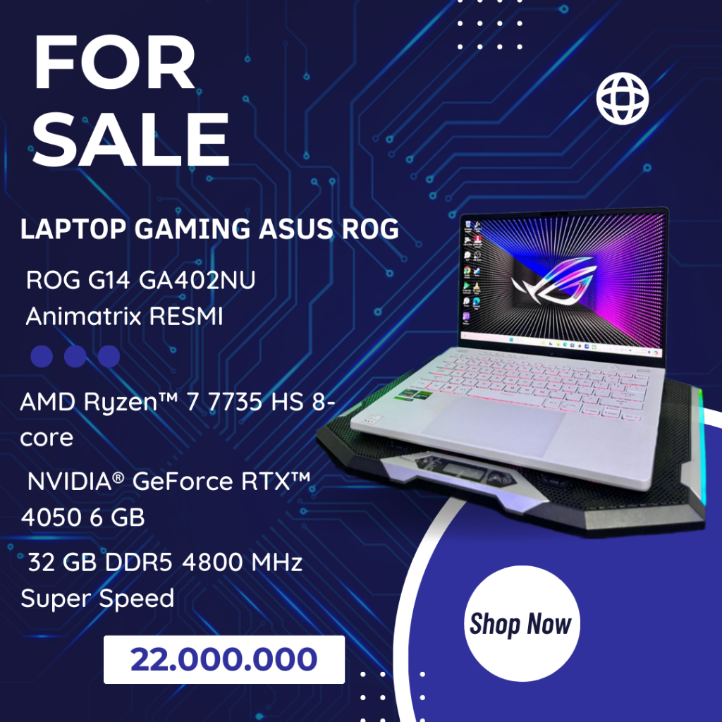 Jual Asus ROG G14 GA402NU Animatrix RESMI | Shopee Indonesia