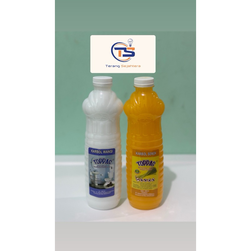 Jual Karbol Sereh kemasan botol 500ml Toppas | Shopee Indonesia