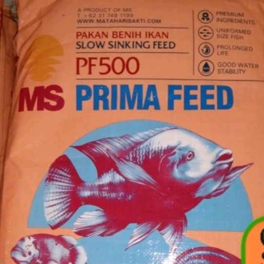 Jual Pakan Bibit Ikan Prima Feed PF128 PF500 PF800 PF1000 1 Karung 10KG ...