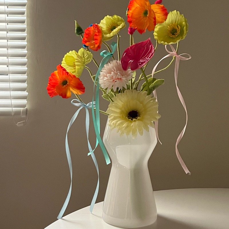 Jual Vas Bunga Kaca Tebal Unik Estetik Unique Aesthetic Flower Vase ...