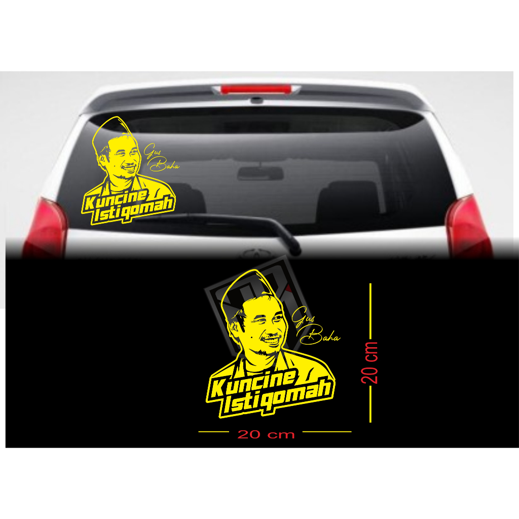 Jual COD Sticker Cutting/Sticker Gus Baha/Sticker Motifasi/Sticker ...