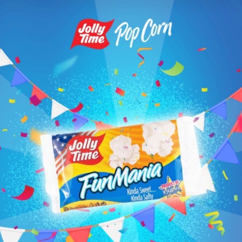 Jual Popcorn Jolly Time Fun Mania Pop corn rasa Manis Asin | Shopee ...