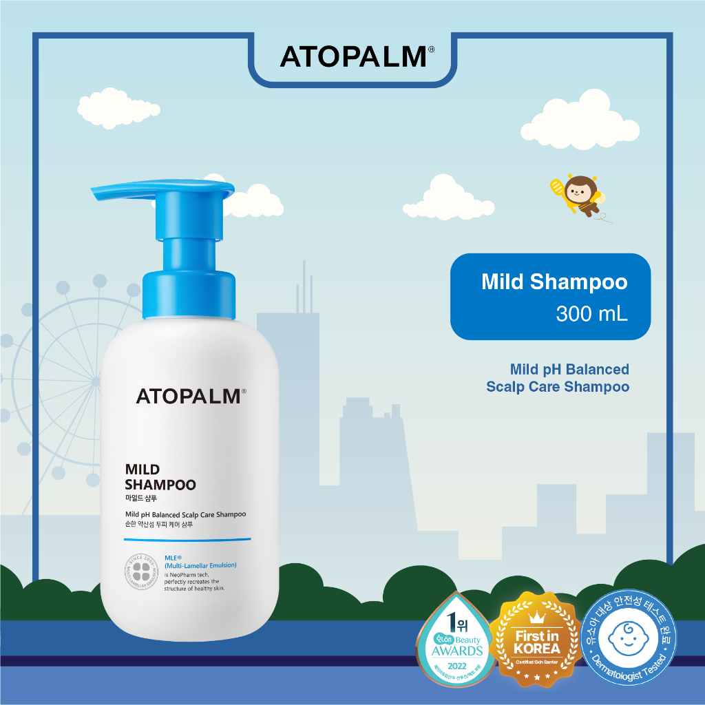 Jual ATOPALM Mild Shampoo 300ml - Shampo Mandi Bayi | Shopee Indonesia