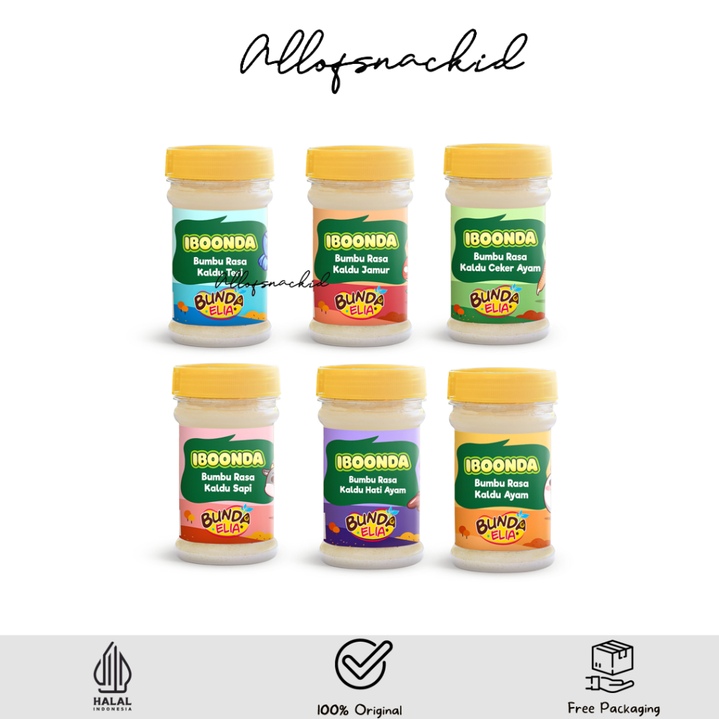 Jual IBOONDA - Bumbu rasa Kaldu Ayam / Sapi / Jamur - 75gr - Kaldu ...