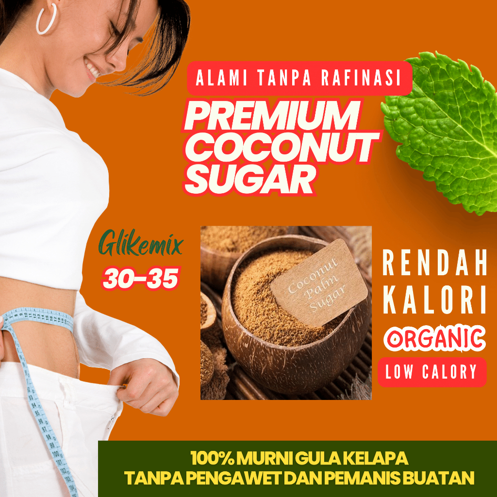 Jual Gula Rendah Kalori Diet Coconut Sugar Asli 250g | Shopee Indonesia