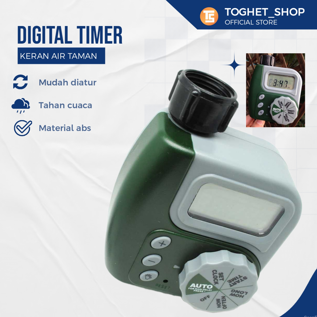 Jual Digital Timer Keran Air Taman Irigasi Otomatis Alat Penyiram ...