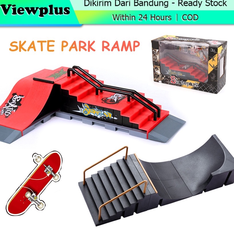 Jual ART U14S Skate Park Ramp Parts Untuk Tech Decks Fingerboard Finger Board Parks Skateboard ...