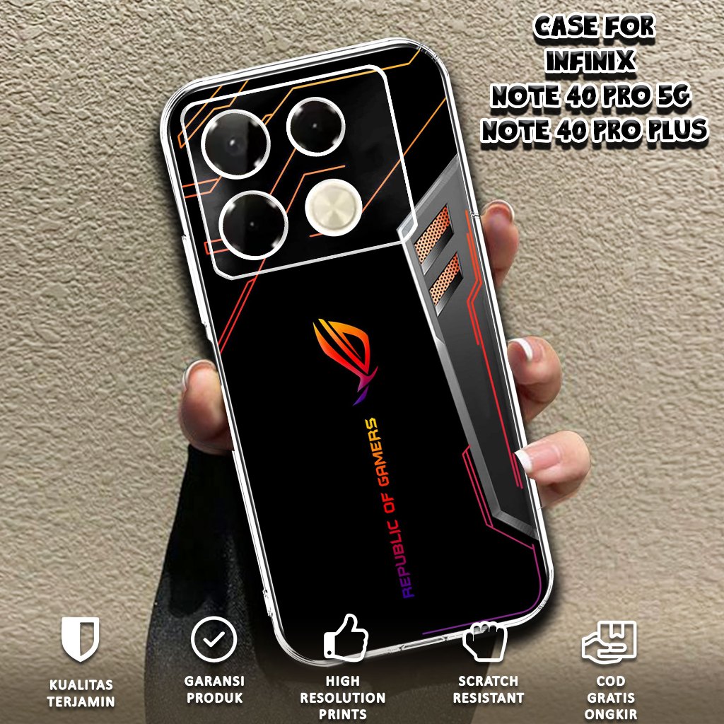 Jual Case INFINIX NOTE 40 PRO 5G Terbaru 2024 Motif [rog] Terlaris ...