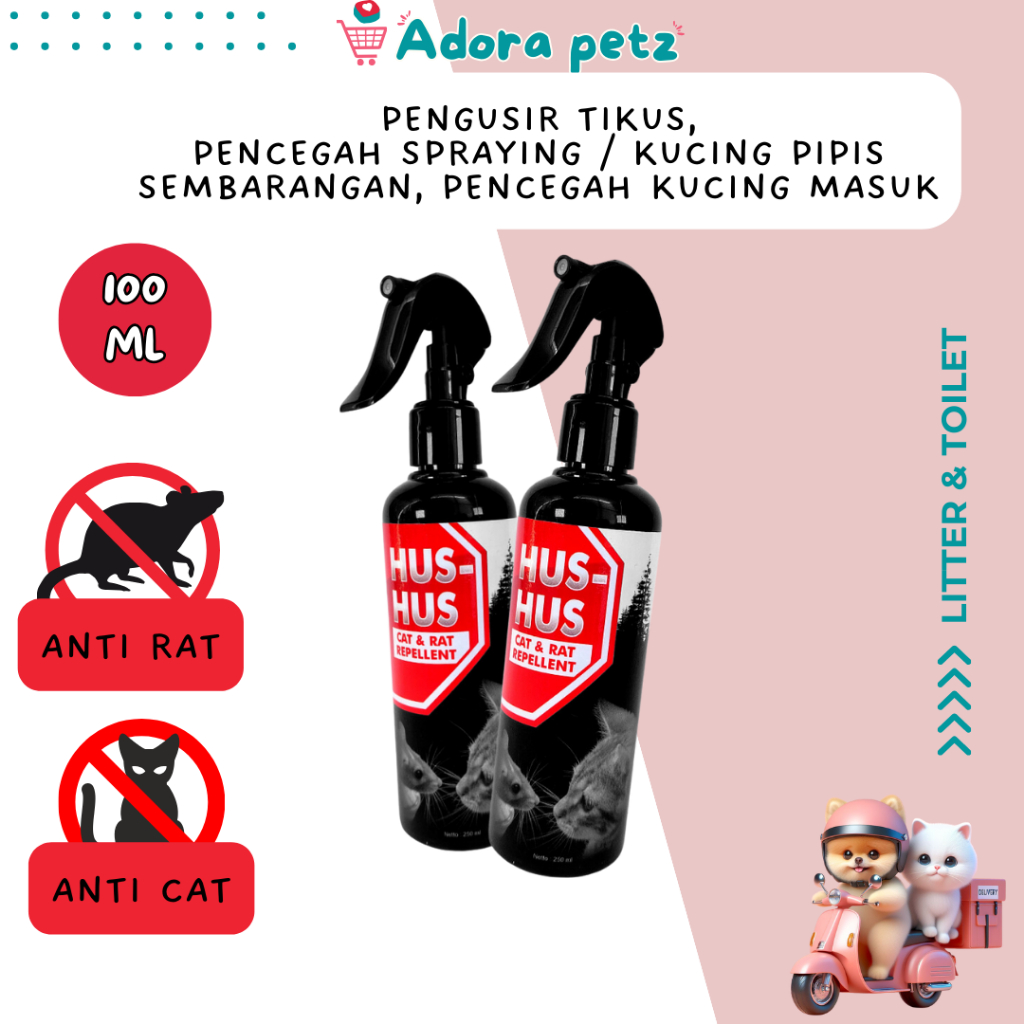 Jual HUS HUS 250 ML Instant Delivery Bali ~ Pencegah tikus dan Anti ...