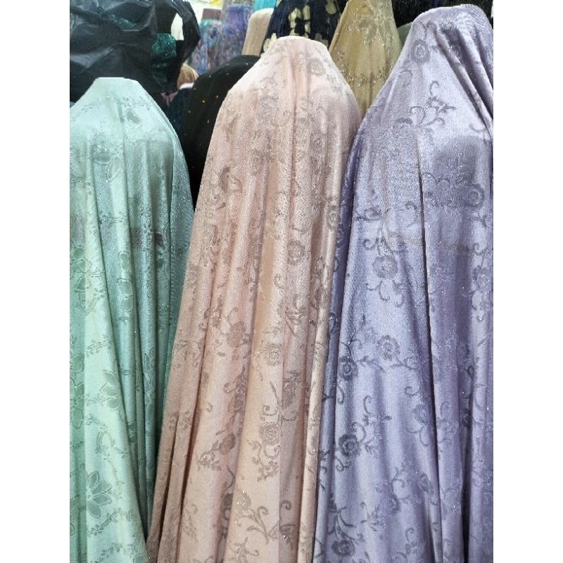 Jual Bahan/kain Antik Emboss Kembang Gliter Garment | Shopee Indonesia