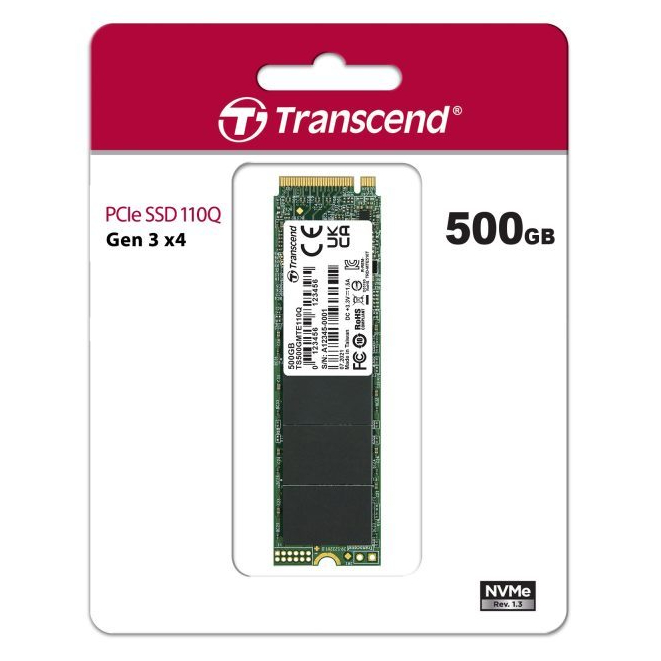 Jual TRANSCEND M.2 SSD PCIe Gen 3x4 NVMe MTE110Q - 500GB | Shopee Indonesia