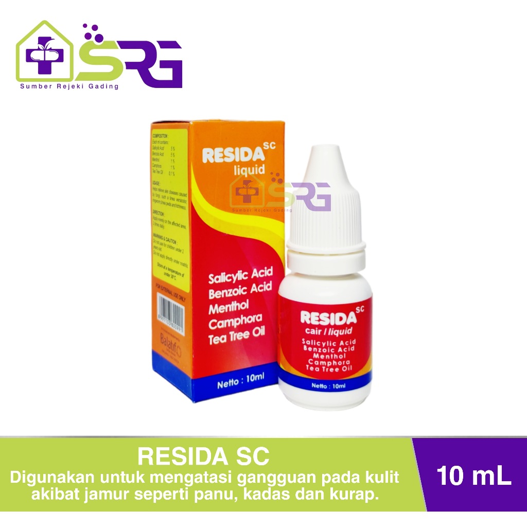 Jual Resida Cair 10 mL - Obat Kulit Jamur, Panu, Kadas, Kurap | Shopee ...