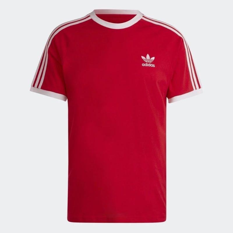 Jual adidas ORIGINALS T-Shirt Adicolor Classics 3-Stripes Pria Merah ...