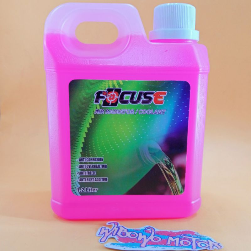 Jual AIR RADIATOR COOLANT WATER AIR PENDINGIN FOCUSE WARNA PINK 1,2L ...