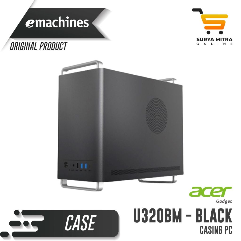 Jual Casing Emachines U320BM Black - MATX Case | Shopee Indonesia