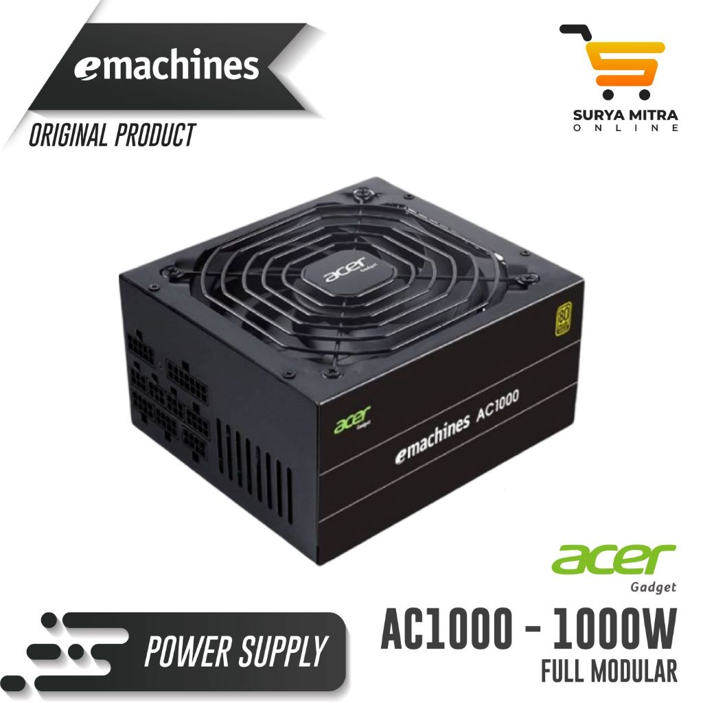 Jual Power Supply Emachines AC1000 80+ Gold 1000W | Shopee Indonesia