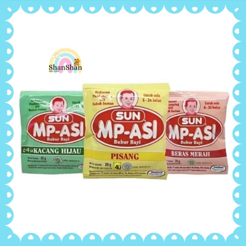 Jual sun mpasi Bubur sereal kemasan ekonomis 20gr Sachet | Shopee Indonesia