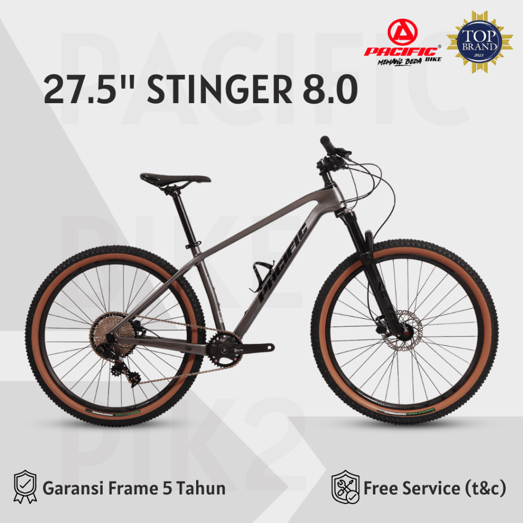Jual Sepeda MTB PACIFIC Size 27.5 STINGER 8.0 Carbon Frame (11 Speed) | Shopee Indonesia