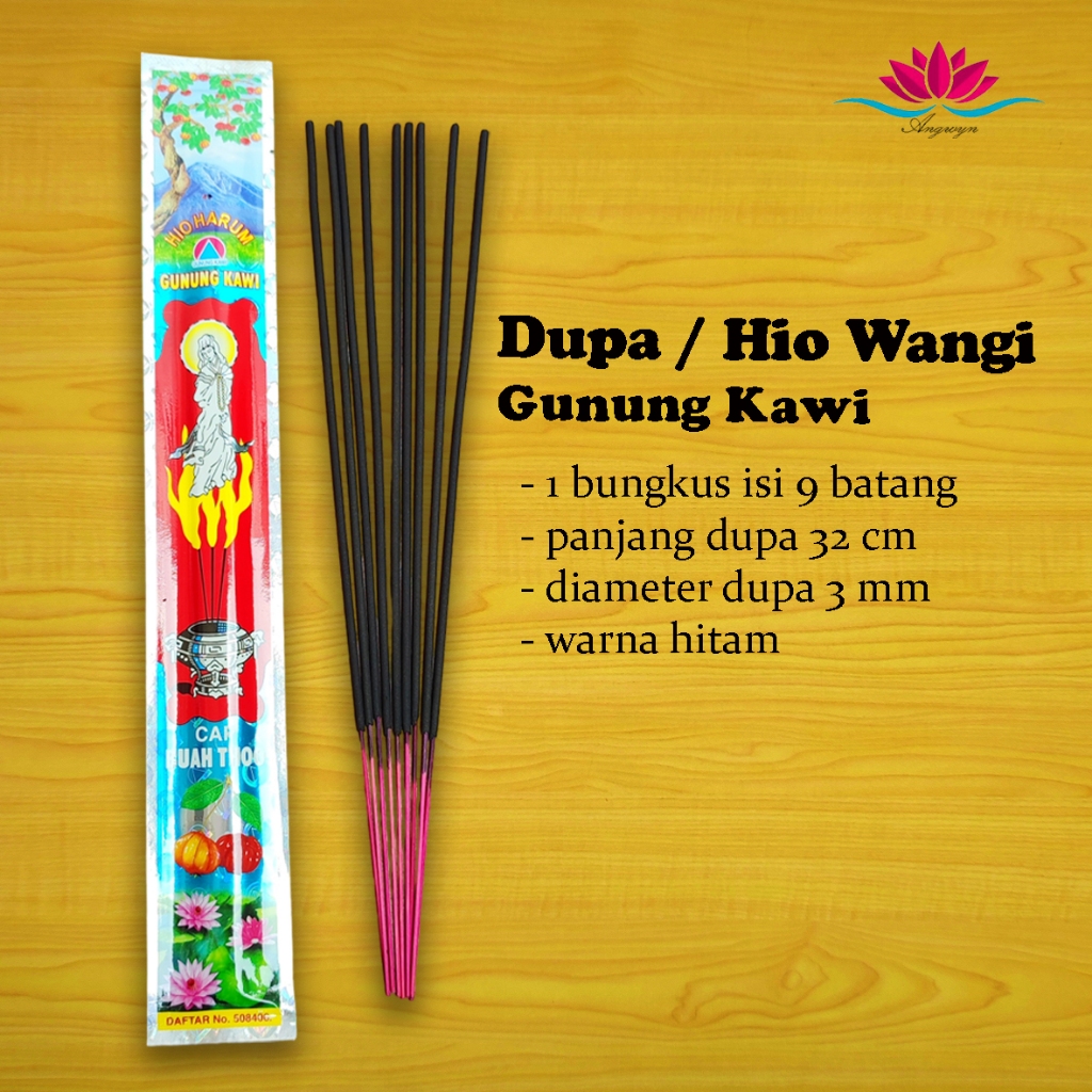 Jual Dupa / Hio Gunung Kawi 1 Bungkus isi 9 Batang | Shopee Indonesia