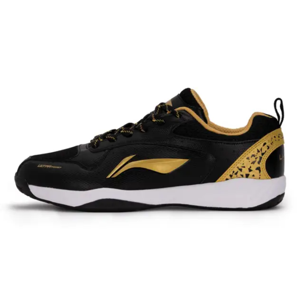 Jual Li-Ning Badminton Shoes Ultra Power AYTT045-3 Black/Gold | Shopee ...