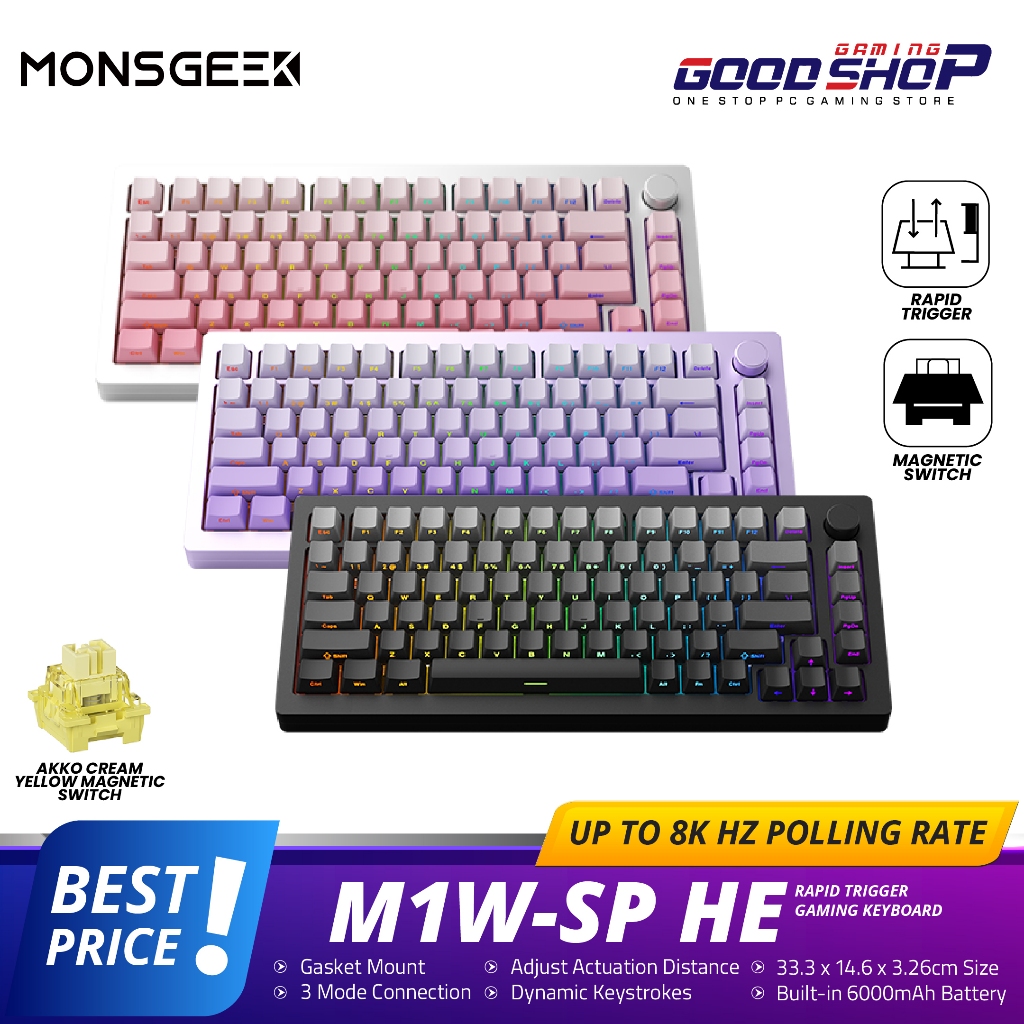 Jual Monsgeek M1W HE-SP / M1W HE - SP Magnetic Switch Keyboard | Shopee ...