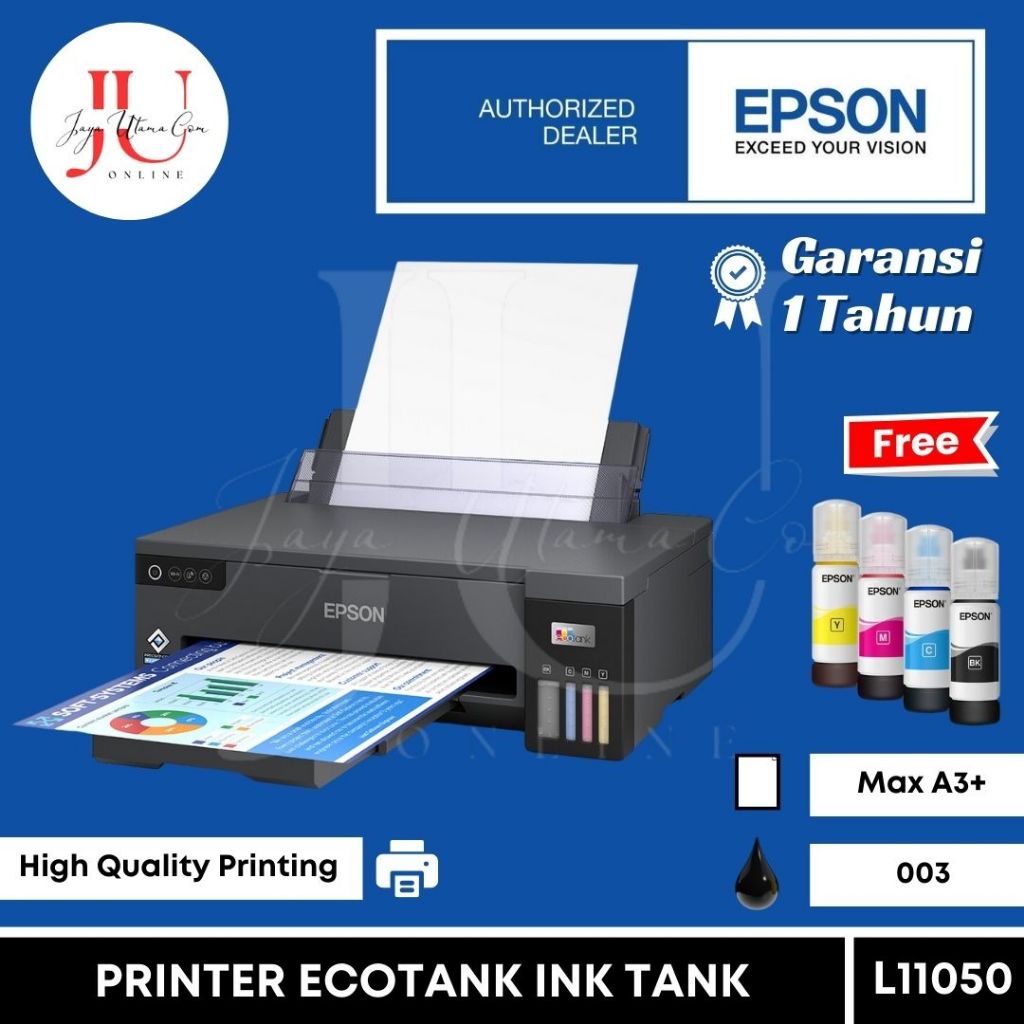 Jual Printer Epson L11050 Pengganti L1300 / Epson EcoTank L11050 Ink ...