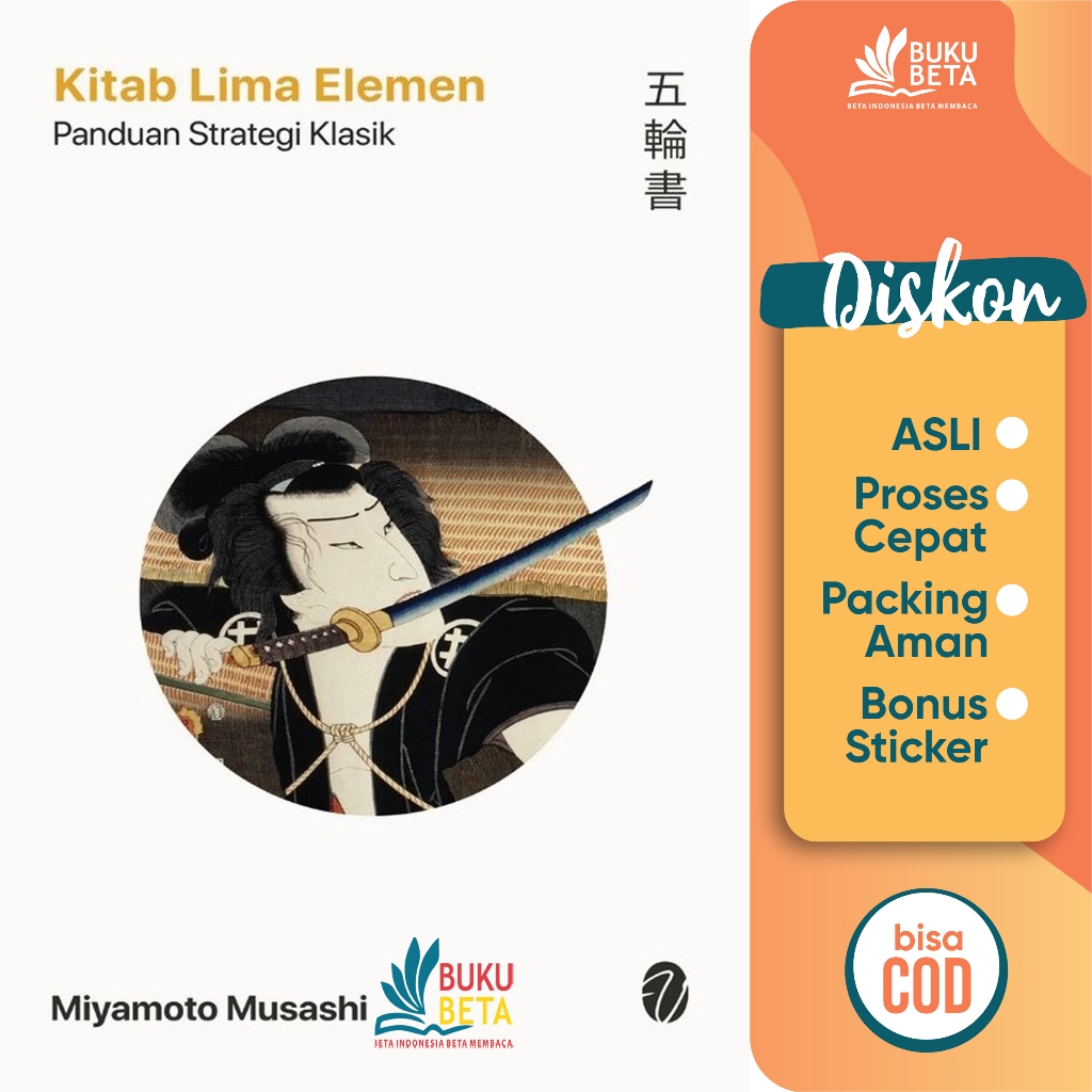Jual Kitab Lima Elemen Panduan Strategi Klasik - Miyamoto Musashi ...