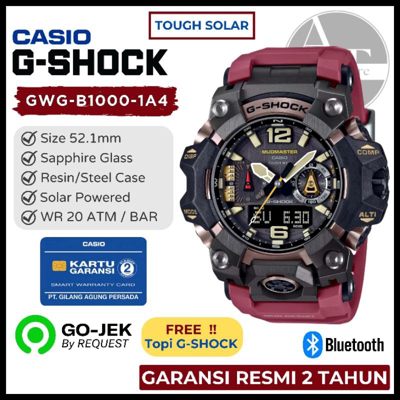 Jual Jam Tangan Pria Casio G-SHOCK GWG-B1000-1A4 GWGB1000 ORIGINAL ...